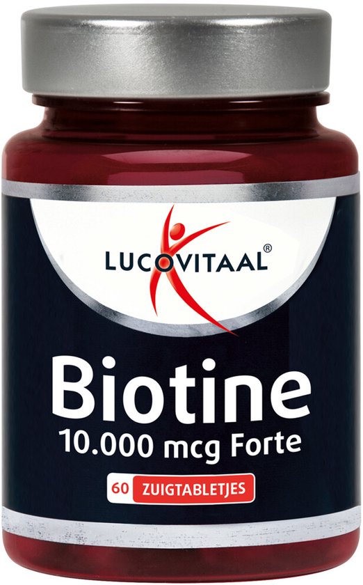 2x Lucovitaal Biotine 10.000 mcg Forte 60 zuigtabletten | bol