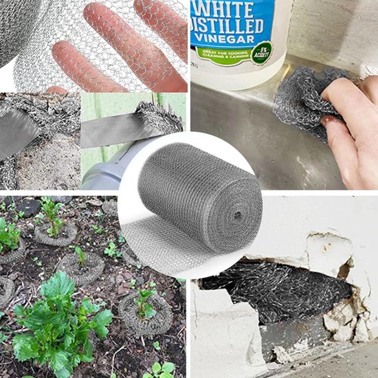 Metalen gaas dieren 127 mm * 8 m - Fijn metalen gaas voor gebruik in ...