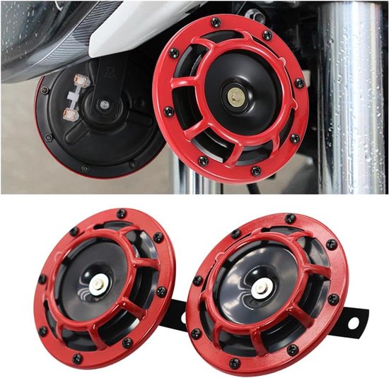 Autoclaxon 12 V elektrische lucht dubbele toeter met hoge bas autohoorn ...