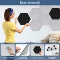 18 stuks Akoestische panelen Hexagon Wandpanelen Geluidspanelen ...