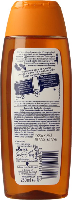 Fa - Douchegel - Empowering Moments - 250ml | bol