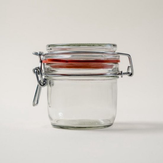 3x weckpotten glas 200ml met beugelsluiting - weckpotjes / opbergpotten ...