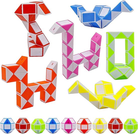 9-delige Mini Magische Slang Puzzel - Geschikt voor Jongens en Meisjes ...