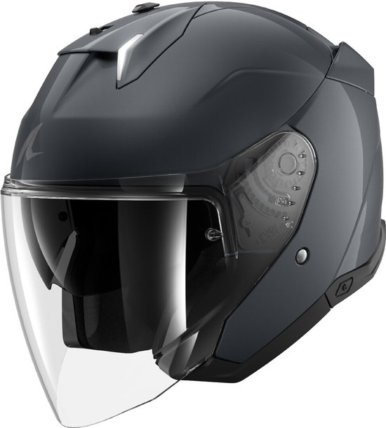 Shark Skwal I3 Jet Blank Open Helm Zwart M | bol