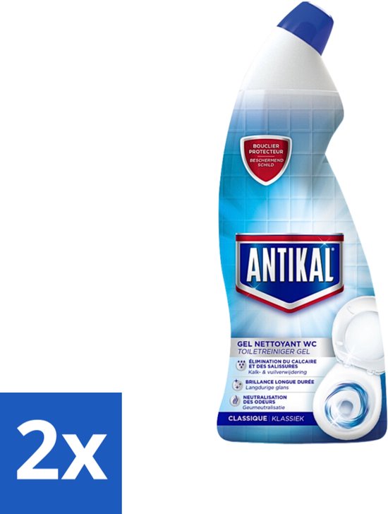 Antikal - Toiletreiniger - Verwijdert Kalkaanslag & Vuil - 750 ml ...