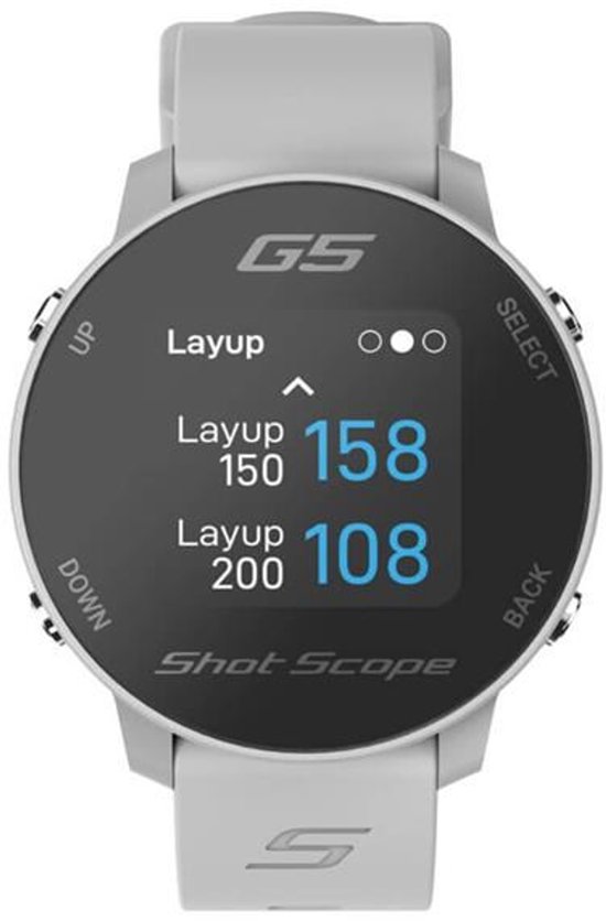 Shot Scope G5 GPS Golfhorloge – Nauwkeurige Afstanden - Stijlvol Design ...
