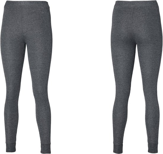 Heat Essentials - Thermo Ondergoed Dames - Thermo Legging Dames - Antraciet - M -... | bol