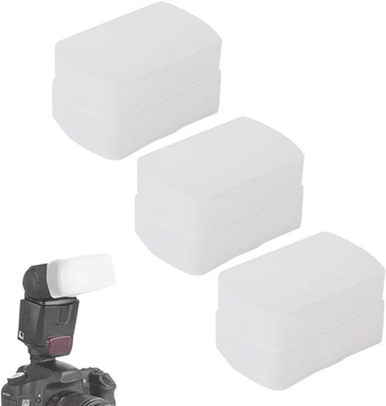 Softbox Diffuser 3 stuks Mini Polyethyleen Camera Externe Speedlite ...