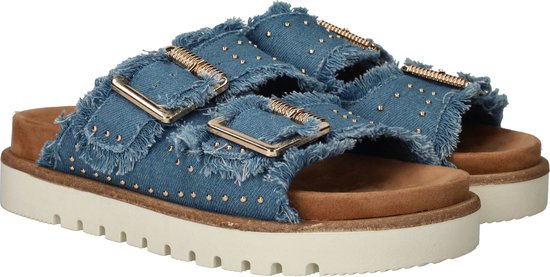 Mustang Slippers - Dames - Blauw | bol