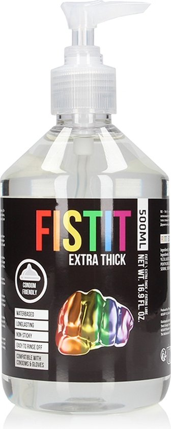 Extra Thick Lubricant - Rainbow - 17 fl oz / 500 ml - Pump | bol.com