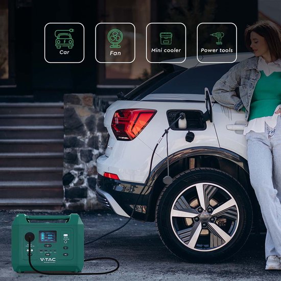 V-tac VT-303N Power station 300W - draagbaar en oplaadbare generator ...