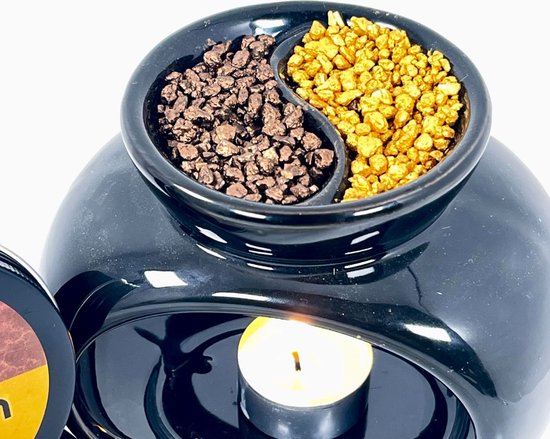 Guardian Essential Oil Blend Geur Mineralen MET ZWARTE AROMA BRANDER ...