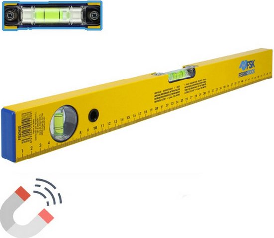 Waterpas Ferrestock Magnetisch Aluminium 30 cm | bol