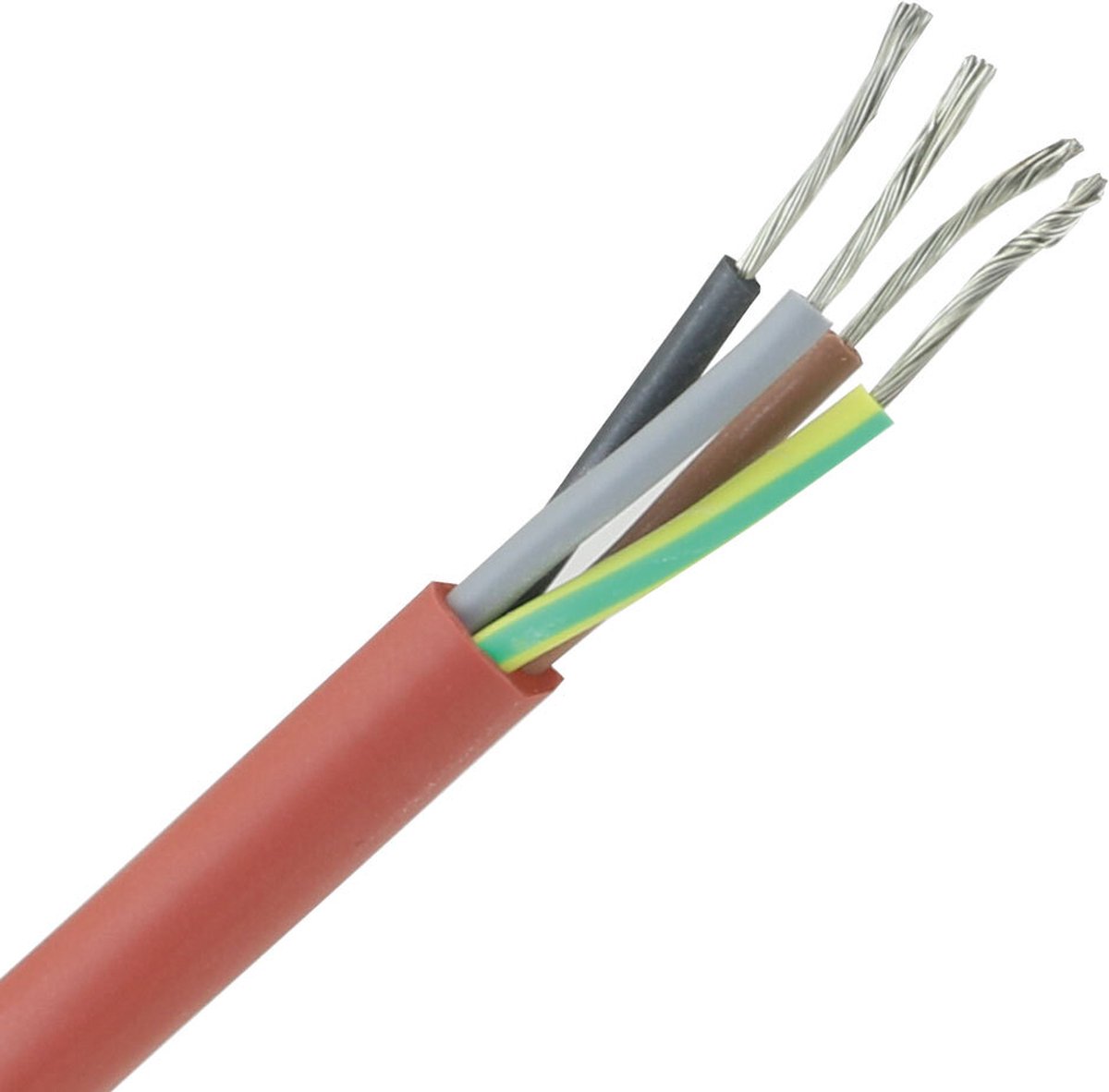 SIHF siliconenkabel 4x1,5 mm² - rol 100 meter (SIHF082240) | bol.com