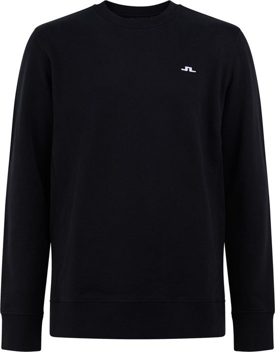 J. Lindeberg Cal Crew Neck Sweater - Sweater Voor Heren - Zwart - M | bol