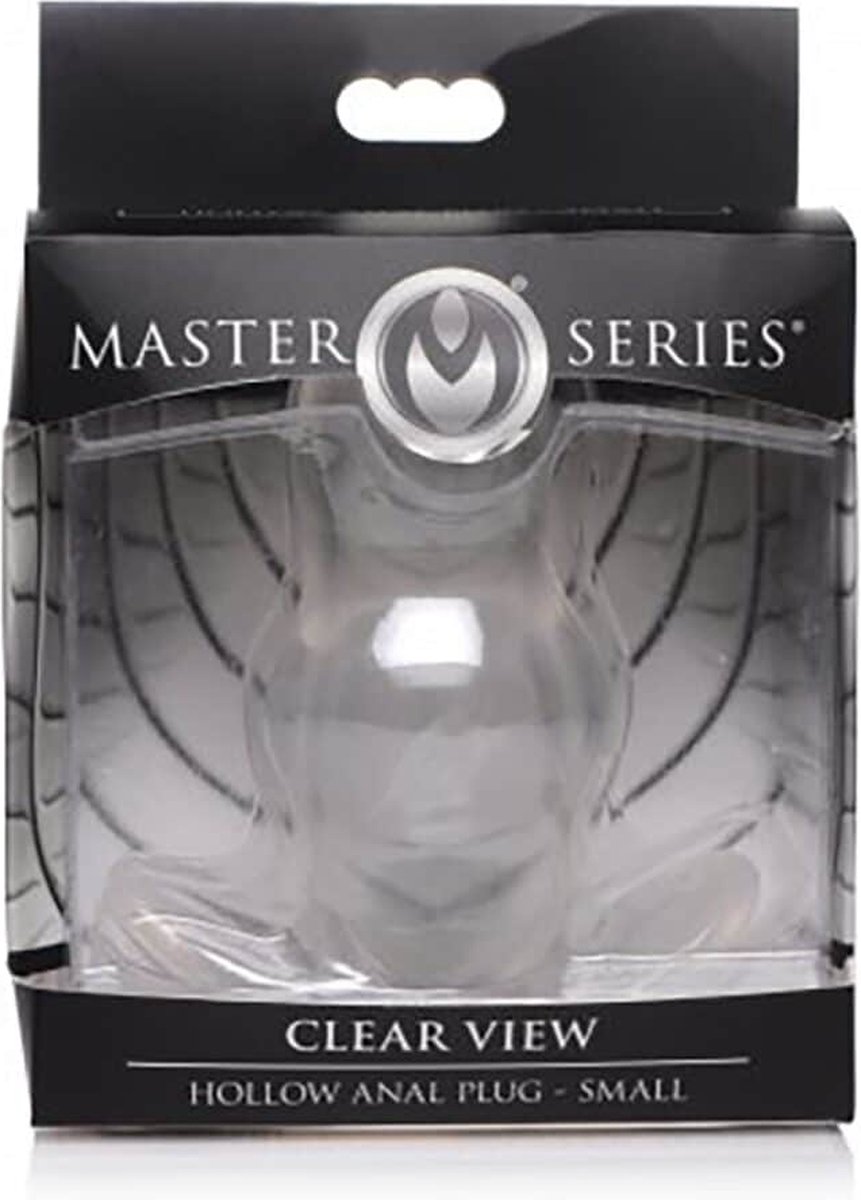 XR Brands Clear View - Holle Anale Plug - Klein clear | bol.com
