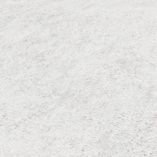 STRUCTUUR BEHANG | Basic Uni - wit zilver - A.S. Création Profitex 2 | bol