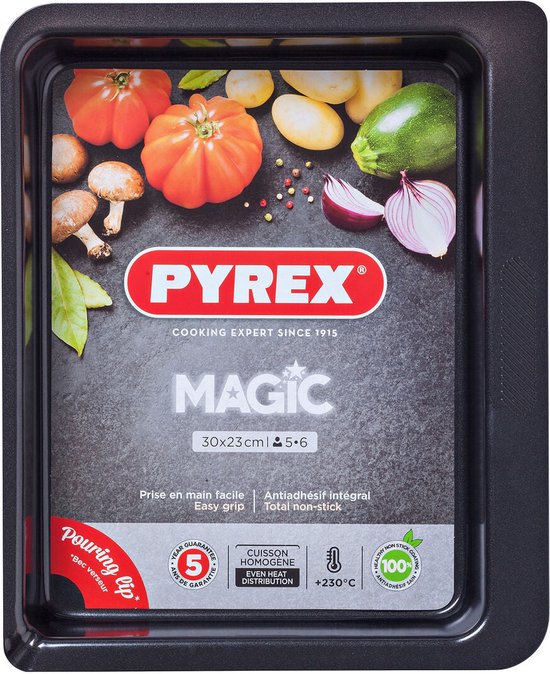 Ovenschaal Pyrex Magic Rechthoekig Metaal 30 x 23 cm 6 Stuks | bol