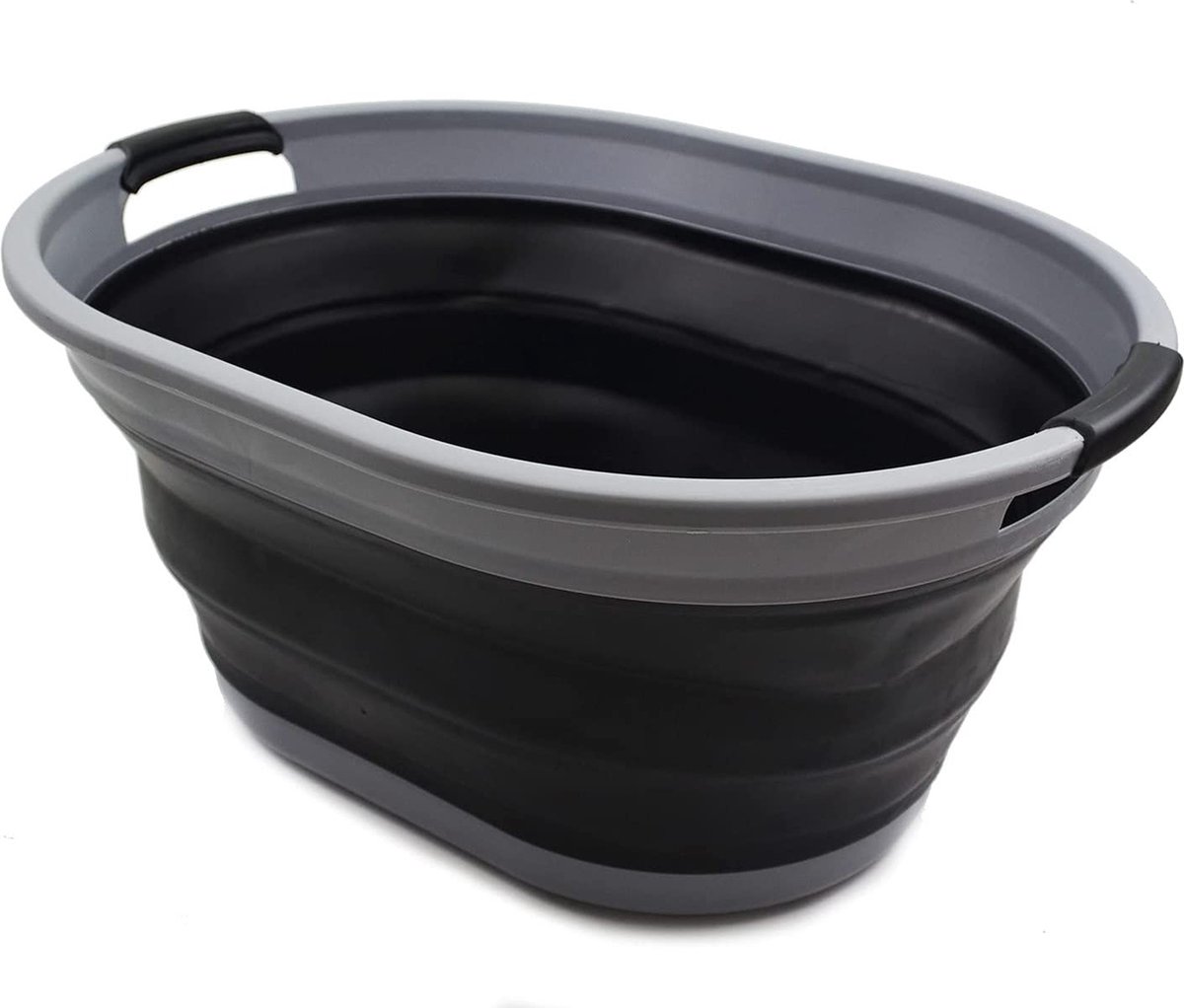 Opvouwbare plastic wasmand, 28 liter, ovale kuip, opvouwbare ...