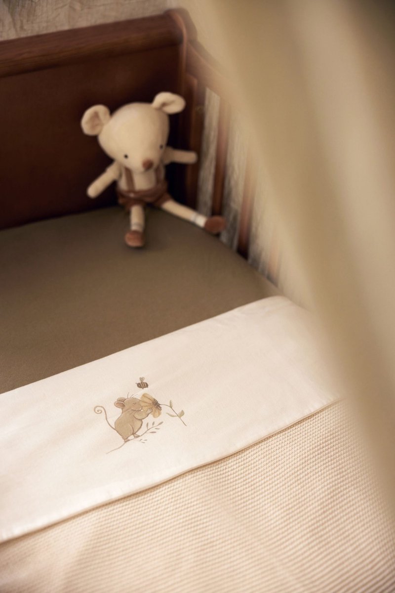 Jollein Baby Laken Ledikant 120x150cm Dreamy Mouse | bol