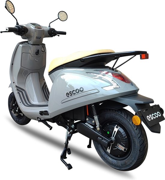 ESCOO Bayesa Nardo Grey - Elektrische scooter/brommer - 25 of 45km/h ...