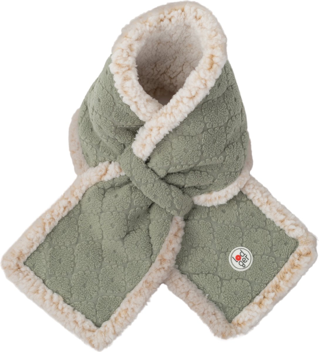 Lodger Fleece Baby Sjaal Muffler Folklore Fleece One size Groen Zachte ...