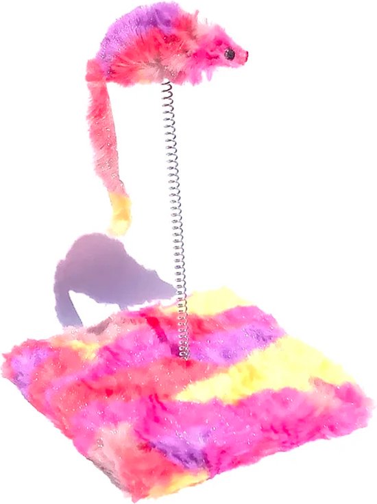 Kattenspeeltjes met Springveer - Kattenspeeltje met Muis - Speelgoed ...