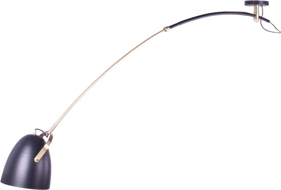 Verstelbare plafondlamp Cupra | 1 lichts | zwart / goud | metaal ...