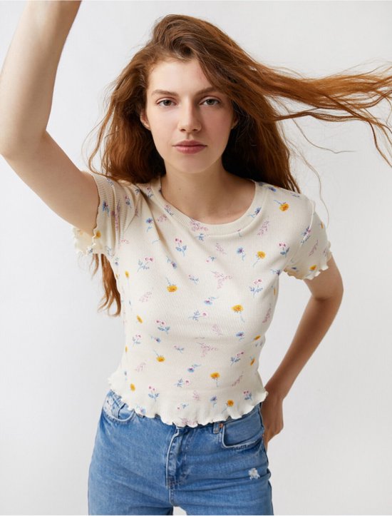 Koton Vrouwen Standaard mouw Basis T-shirt | bol