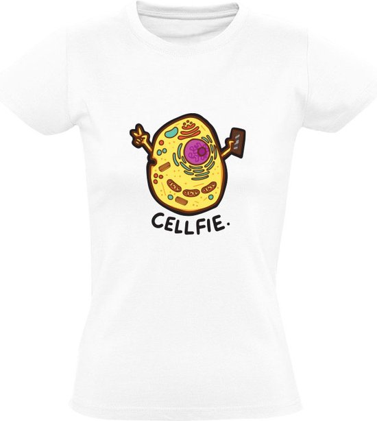 Celfie Dames T-shirt - foto - selfie - cel - grappig | bol.com