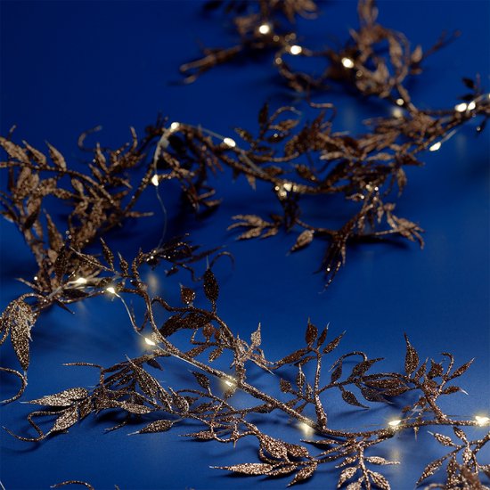Micro LED guirlande brons - 150 cm lang met 30 LED's | bol