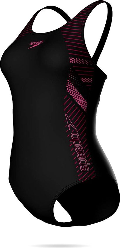 SPEEDO - eco plmt msbk bla/pin - Zwart-Multicolour | bol