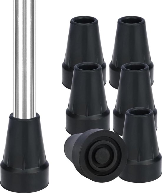 6pcs Heavy-Duty Rubber Tips for Stools - Non-slip Extreme Grip - 22mm ...