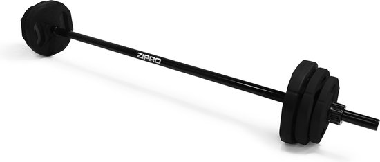 Zipro® Body Pump Black Verstelbare Barbell 20kg - Halterstang ...