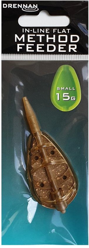 Drennan In-Line Flat Method Feeder Small - 25g | bol