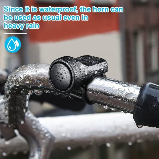 Toeter fiets - Elektrische fietshoorn elektronische fietsbel 140DB ...