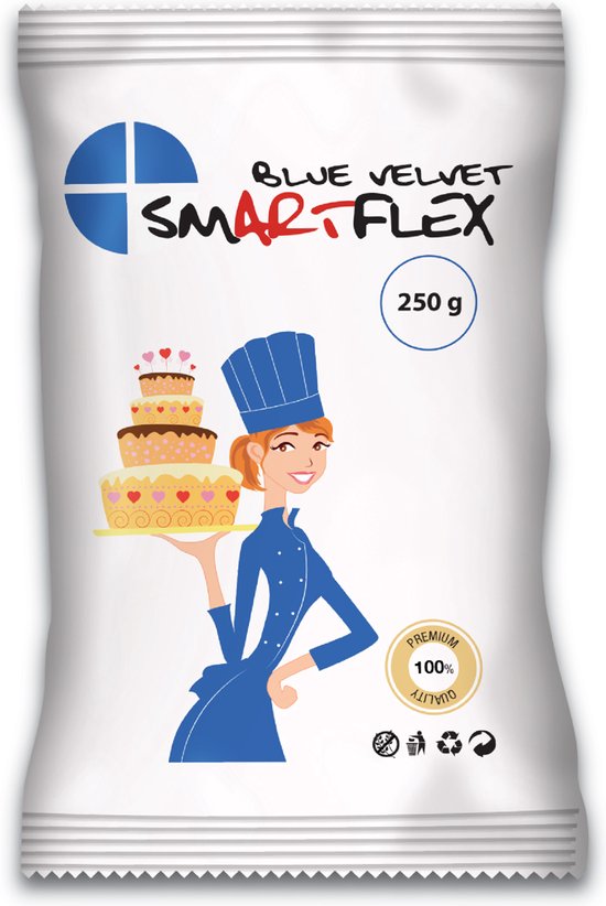 Smartflex Fondant - Blauw Velvet - 250g | bol