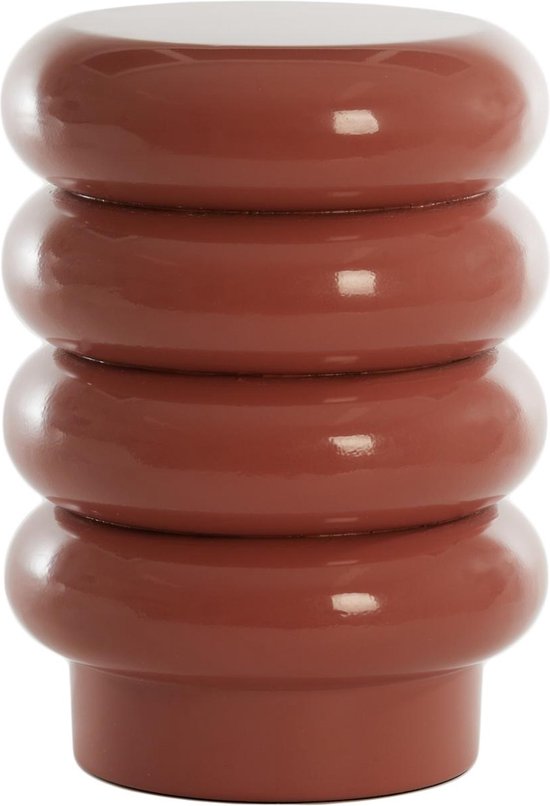 Light & Living Bijzettafel Mirogi - Rood - Ø30cm - Modern | bol