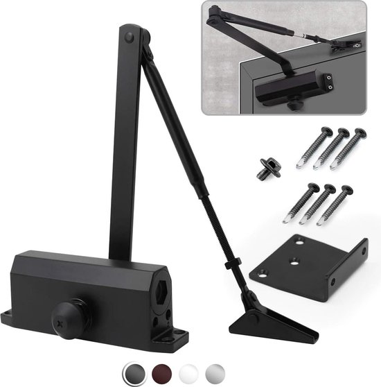Automatische hydraulische deurdranger - Verstelbare veer arm - Buffer ...