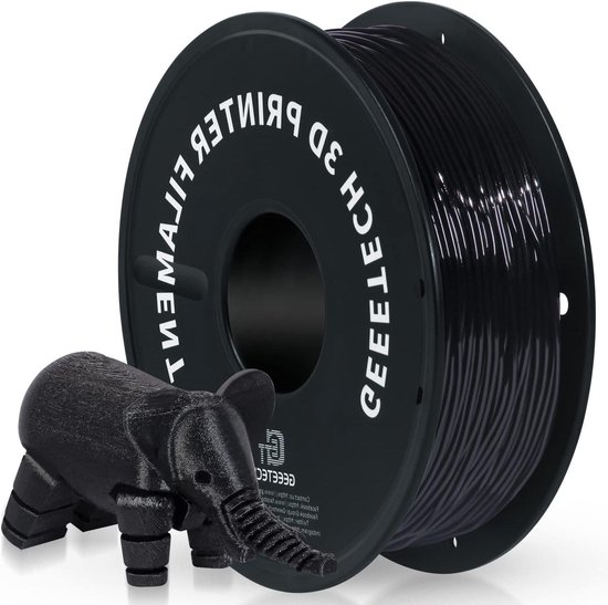 Flexibel TPU-filament 175 mm 1 kg zwart - Hoge kwaliteit - 3D-printer ...