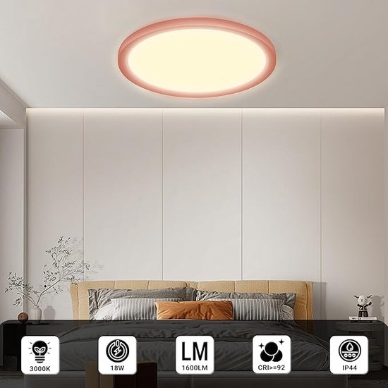 Equivera Badkamerlamp Plafond - Plafoniere Badkamer - Lamp voor in de ...