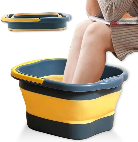 Voetenbad Opvouwbaar Met Massage - Inklapbaar Voetbad Met Handvat ...