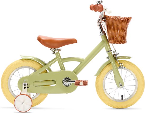 Generation Classic Kinderfiets 12 inch - Olijfgroen - Fiets voor ...