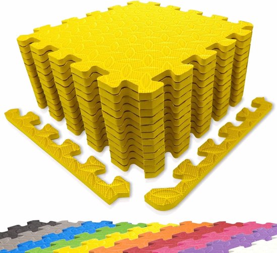 NORDIVAR® - Premium Sport Puzzelmatten Set met Randstukken, Veelzijdig ...