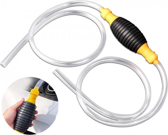 Brandstofslang met knijpbal - 18 mm x 200cm - Transferpomp - Handpomp ...