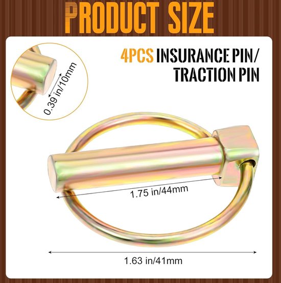Klapsplinten 10 mm diameter - steekbouten splinten klappen assortiment ...