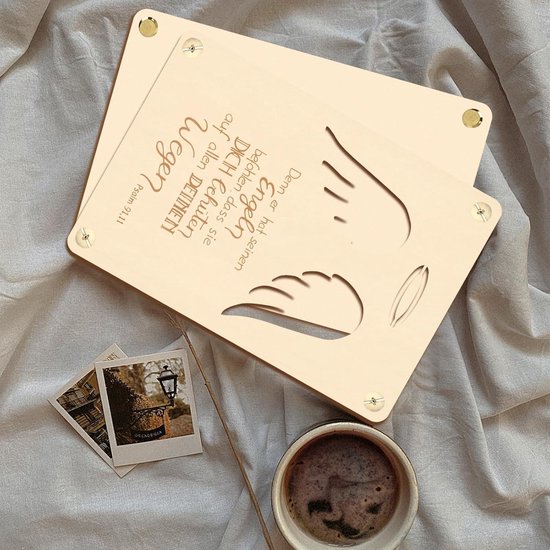 Doopcadeau voor jongens - Houten kaart geldgeschenk verpakking voor ...