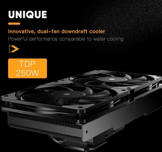 Diamond Top-Down CPU Air Cooler AMD Fan 13e generatie 1700 PWM 4PIN ...