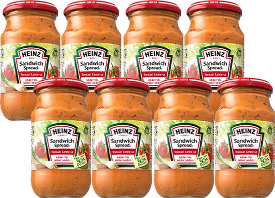 Heinz - Sandwich Spread Tomaat Lente-ui - 8x 303g | bol