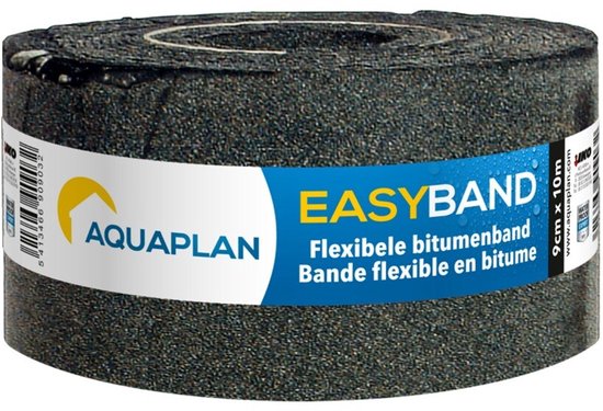 Aquaplan Easy-Band - Soepele bitumen band voor dakreparaties - 10 m x 9 ...